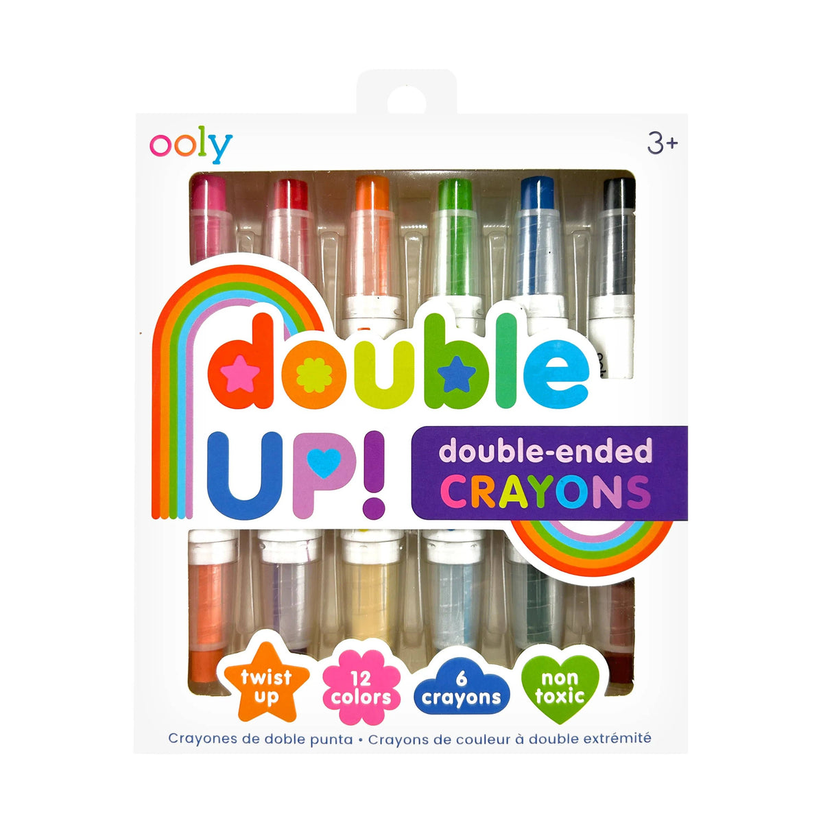 Double Up! Double-Ended Crayons (Set of 6 / 12 Colors) – Laree + Co.