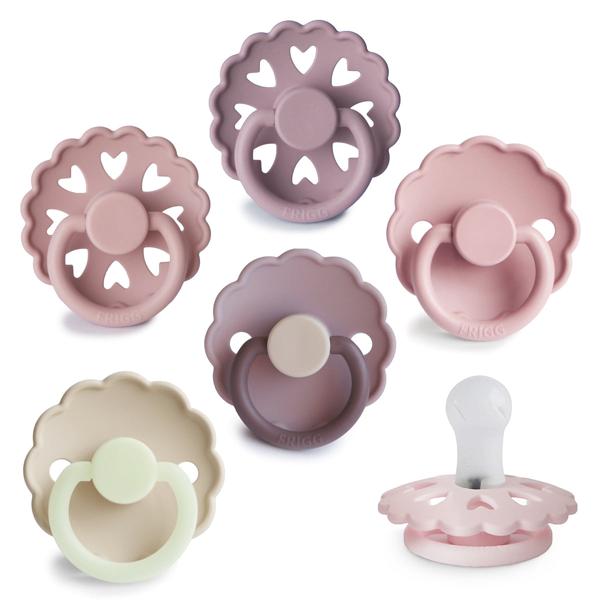 FRIGG Silicone Pacifier 6-Pack – Laree + Co.