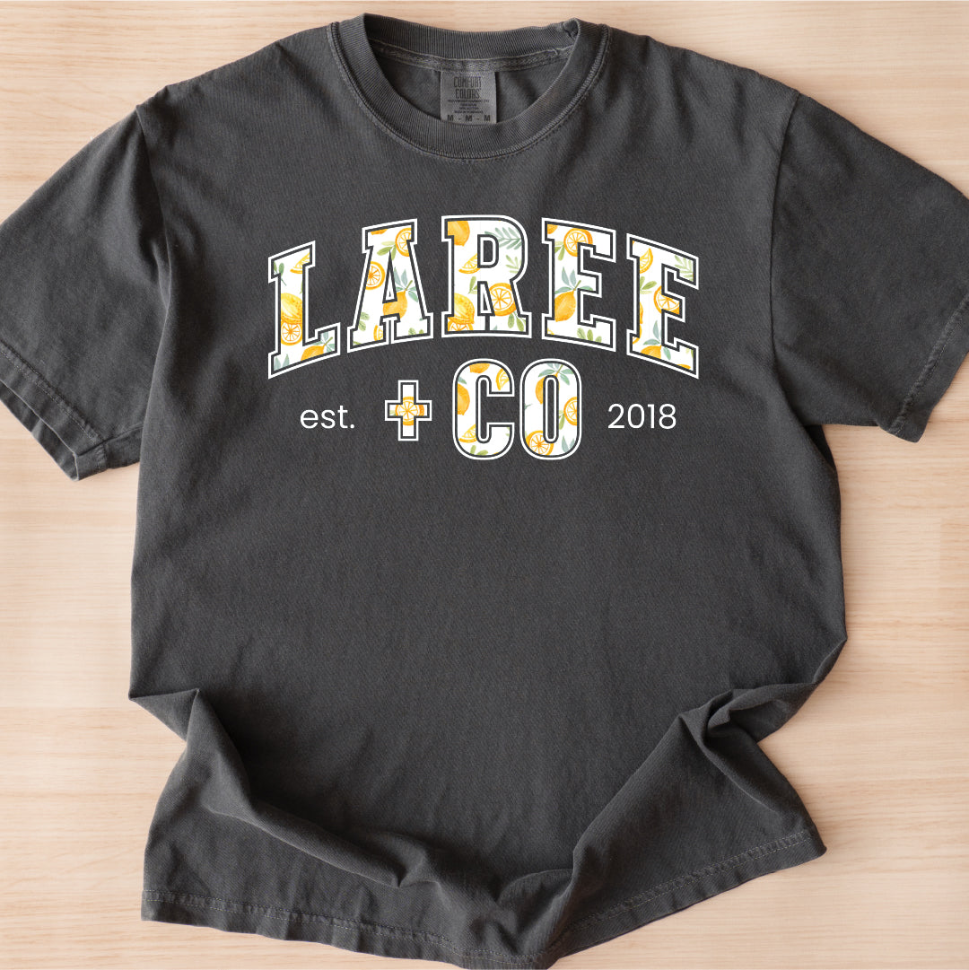 Leighton LC Pattern Tee – Laree + Co.