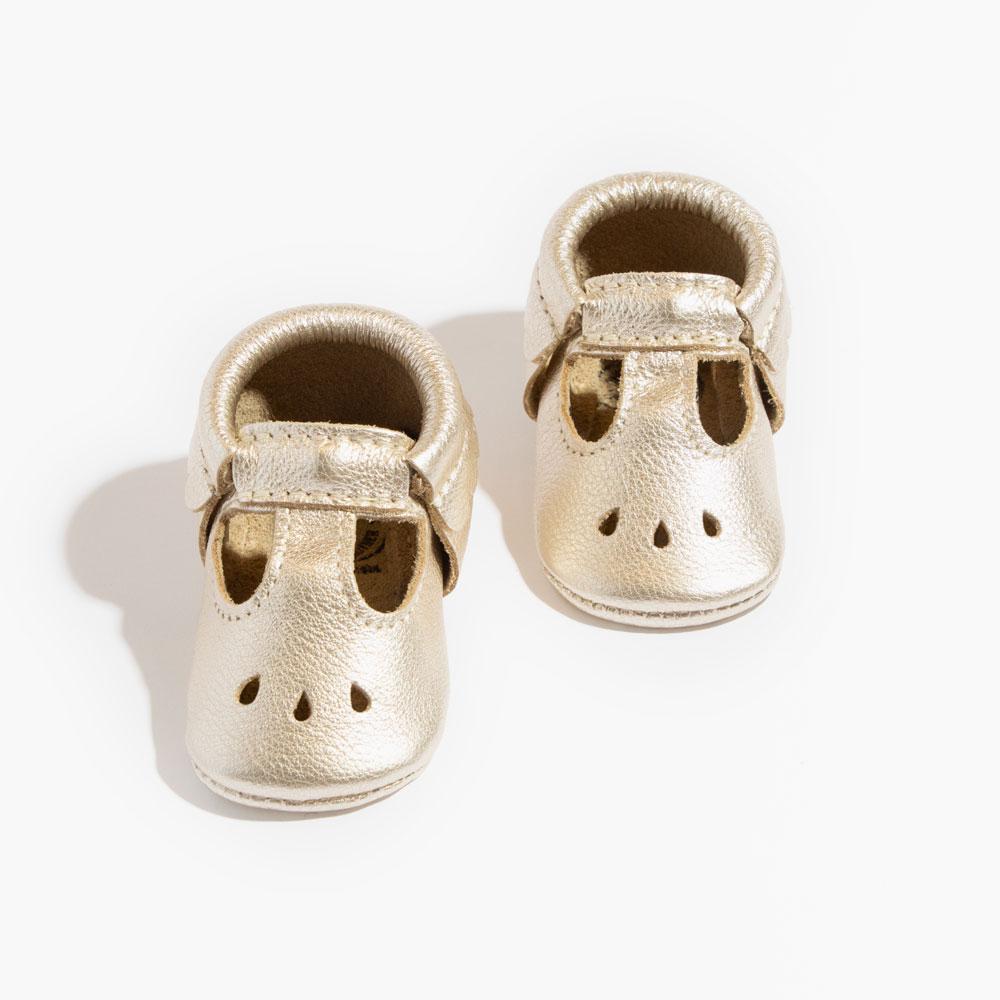Platinum Mary Jane Baby Shoe – Laree + Co.