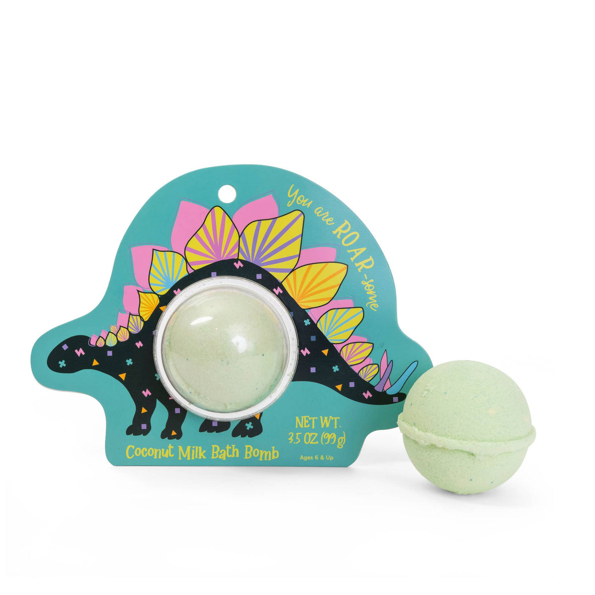 Stegosaurus Dinosaur Clamshell Bath Bomb – Laree + Co.